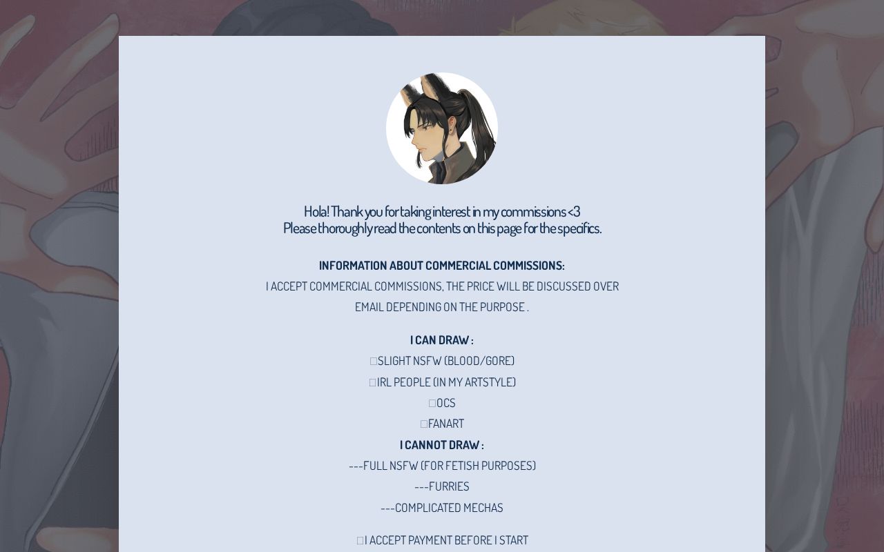 Watuh's Commission Page